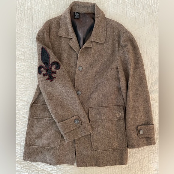 Howe | Jackets & Coats | Howe Deconstructed Wool Herringbone Jacket ...